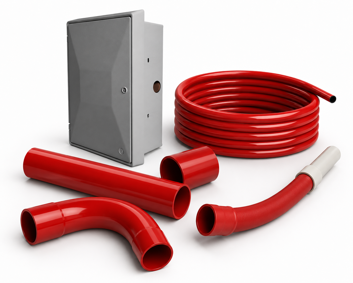 38mm ENWL RED ELECTRIC DUCTING – pips preston